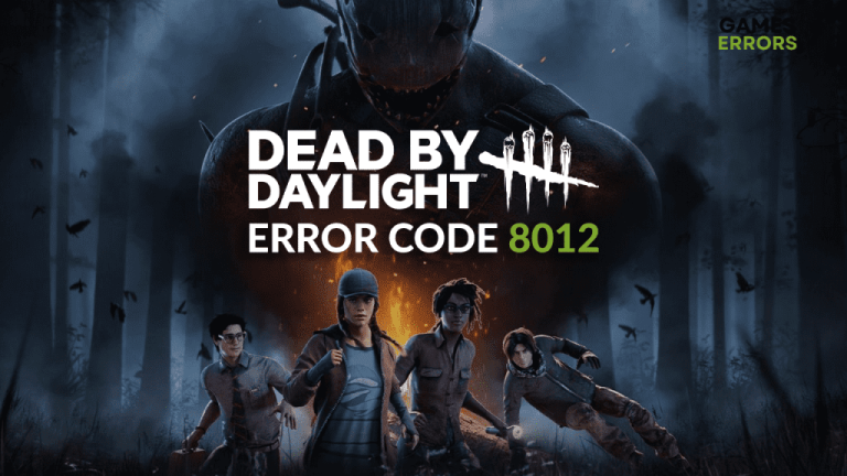 Dead by Daylight Código de erro 8012 [Quick Fix] – Strong The One